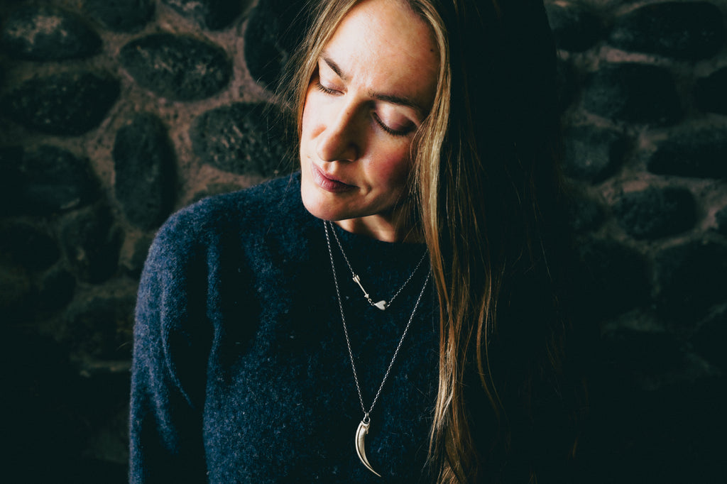 Aim True Necklace -- Sterling and Bronze – The Noisy Plume